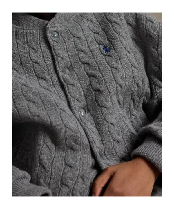 Polo Ralph Lauren Cable-knit Bomber Jacket