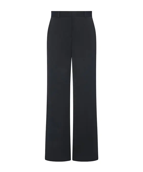THE ROW Lind Bootcut Trousers With Satin Tuxedo Stripes