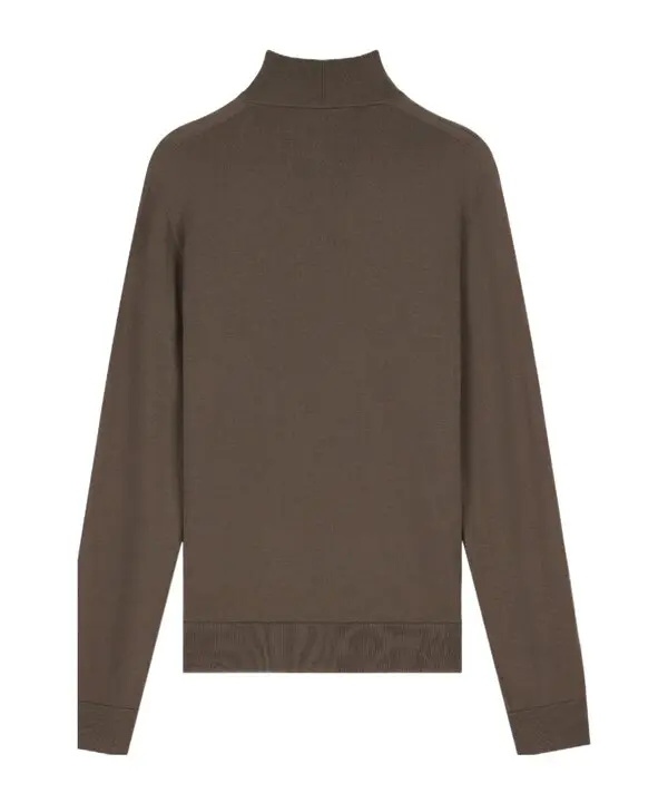 Giorgio Armani Slim-fit High-neck Virgin Wool Sweater