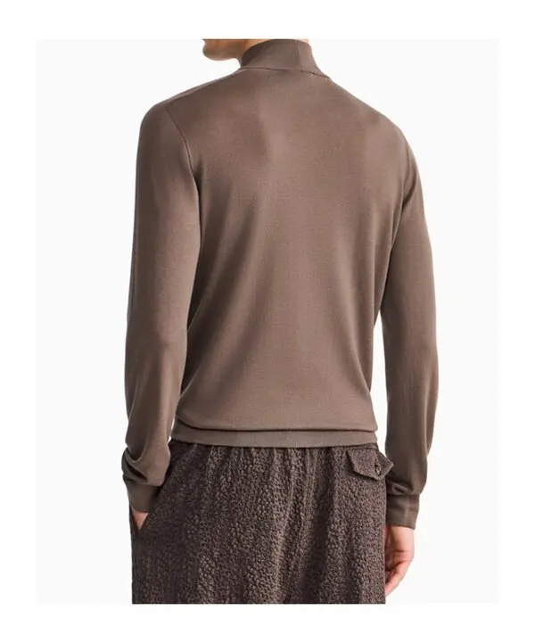 Giorgio Armani Slim-fit High-neck Virgin Wool Sweater
