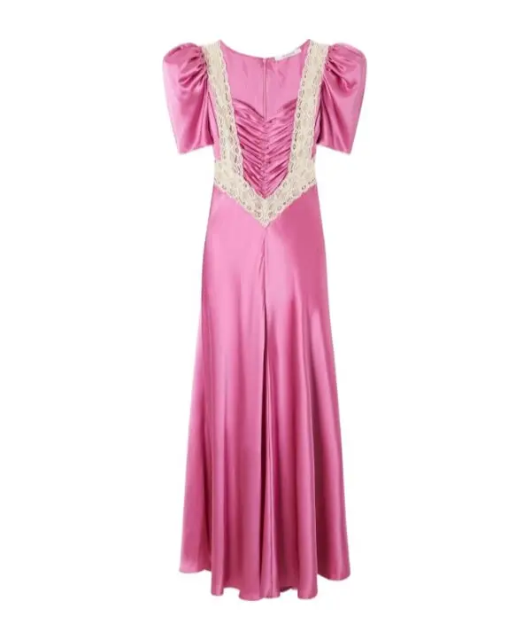 RODARTE Embroidered Lace Maxi Dress