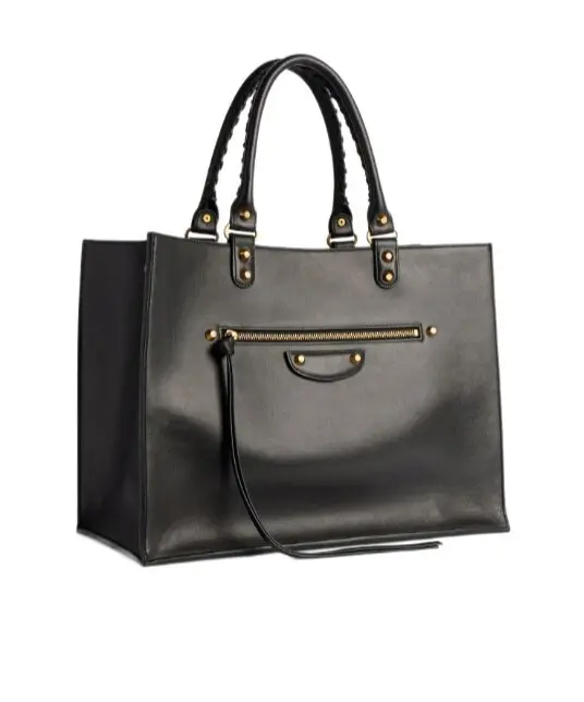 Balenciaga Le City Sleek Large Tote Bag - Black
