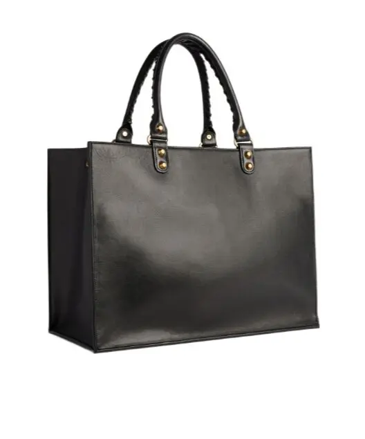 Balenciaga Le City Sleek Large Tote Bag - Black