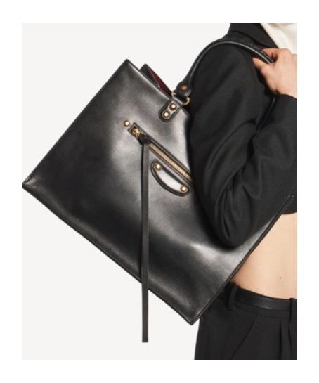 Balenciaga Le City Sleek Large Tote Bag - Black