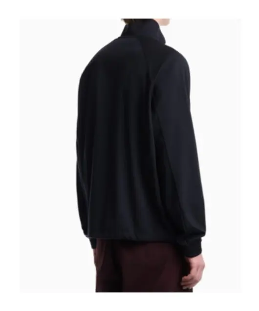 Emporio Armani Raglan-sleeve Zip-up Sweatshirt