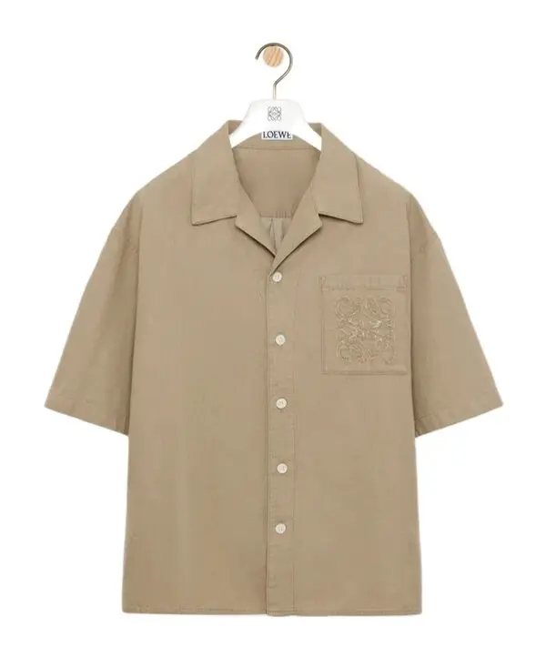 Loewe Short Sleeve Shirt In Cotton