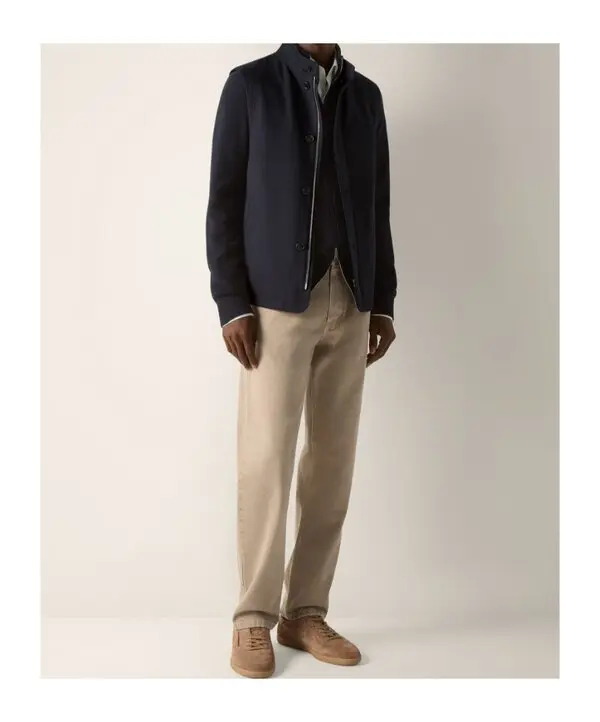 Zegna Microfiber Motorin 50cc Vest - Navy Blue