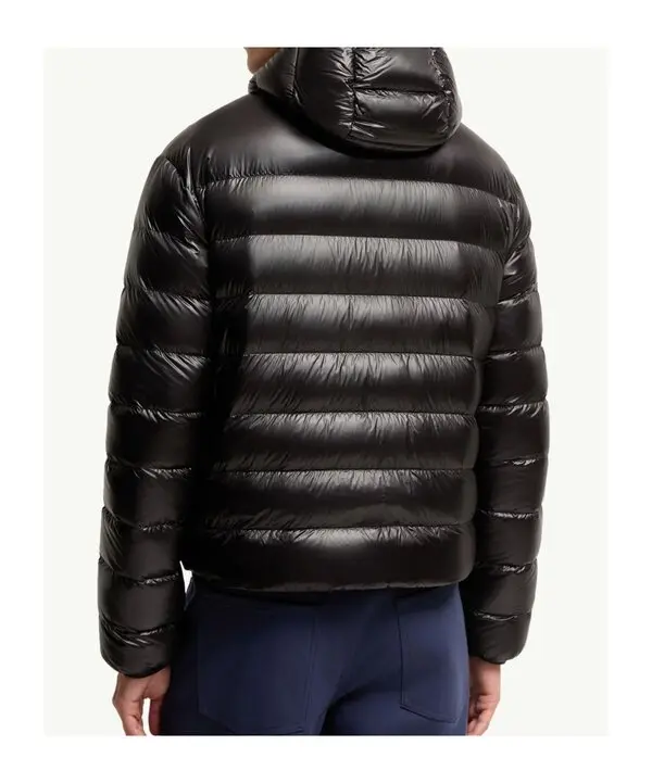 Moncler Forzo Logo Patch Down Jacket - Black