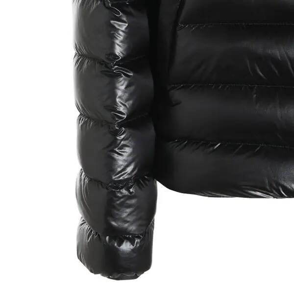 Moncler Forzo Logo Patch Down Jacket - Black