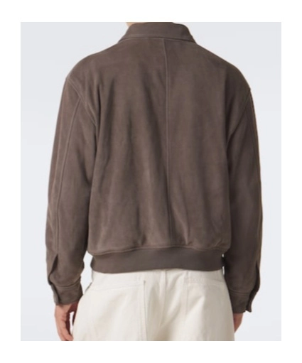 FRAME Suede Blouson Jacket