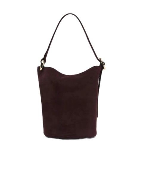 JOSEPH Bucket Mini Suede Shoulder Bag