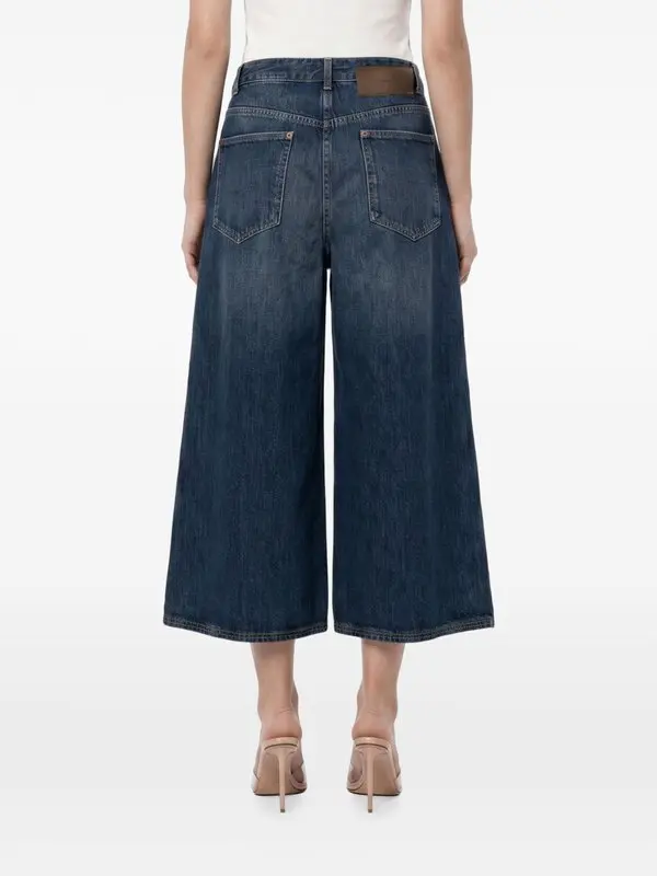 Soeur Faded-detail Denim Shorts