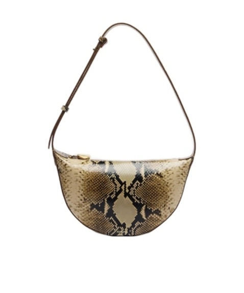 JOSEPH Bean Snake-effect Leather Shoulder Bag