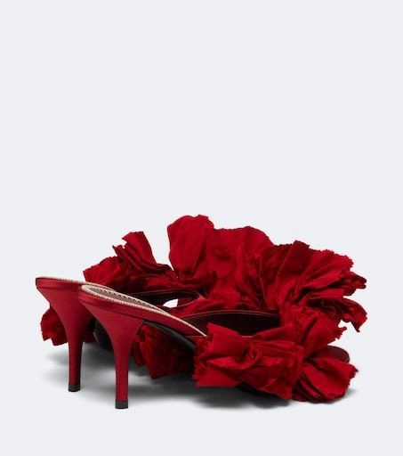 Magda Butrym Floral-appliqué High-heeled Sandals