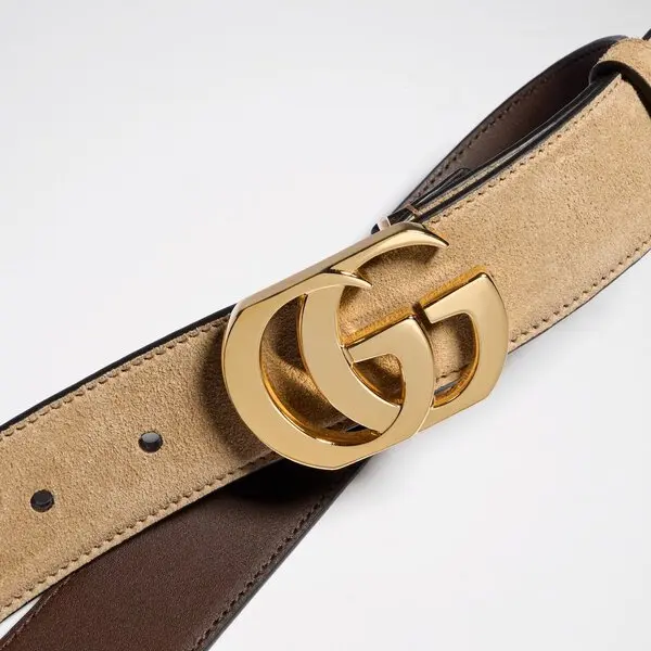 Gucci Gg Marmont Belt - Sand-colored