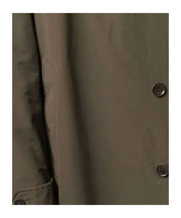 Aspesi Single-breasted Jacket With Classic Collar And Vented Back