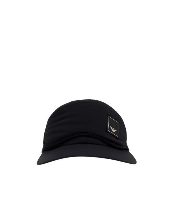 Emporio Armani Logo Baseball Cap - Black