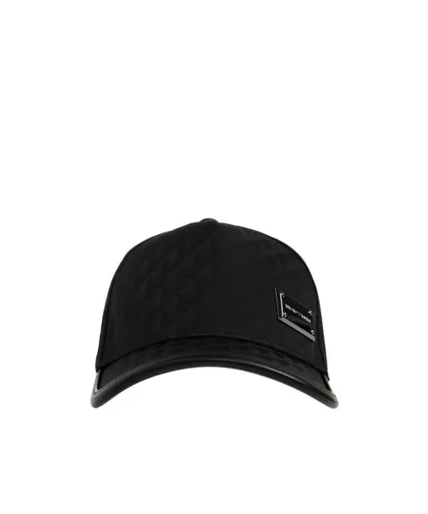 Emporio Armani Logo Baseball Cap - Black