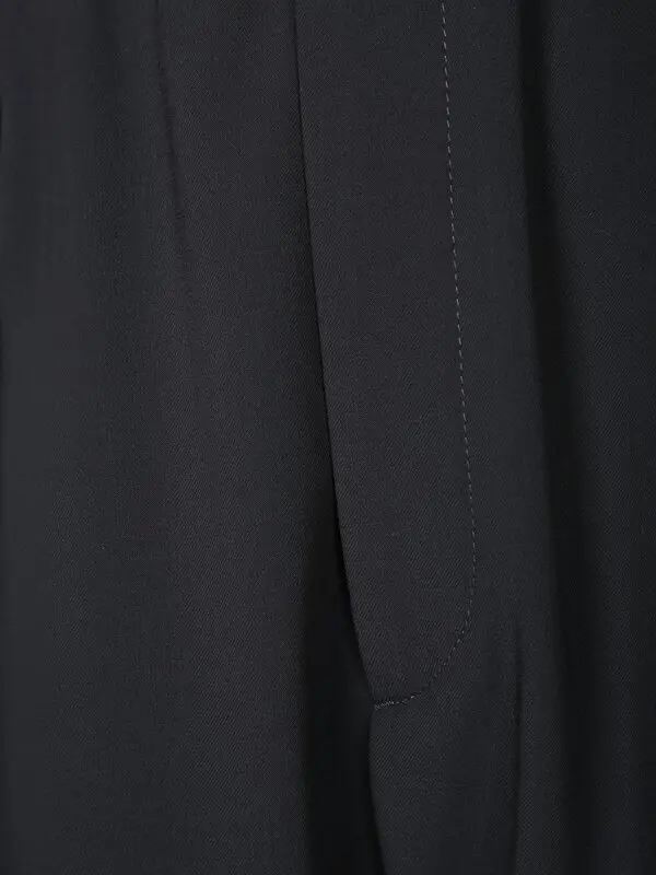 Giorgio Armani Pleated Trousers With Elasticated Waistband
