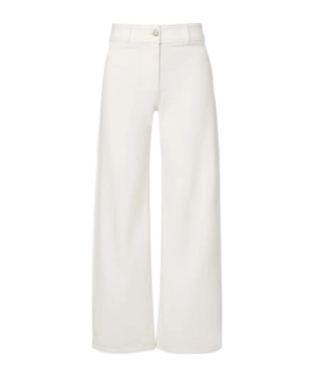 NILI LOTAN Megan Wide-leg Jeans - White