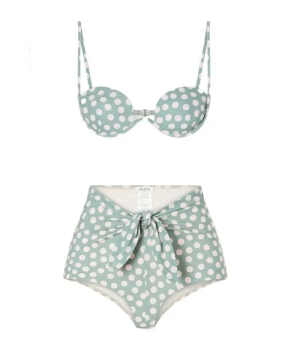 Alaïa Polka Dot Bikini Set