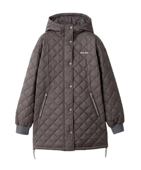Miu Miu Hooded Padded Jacket