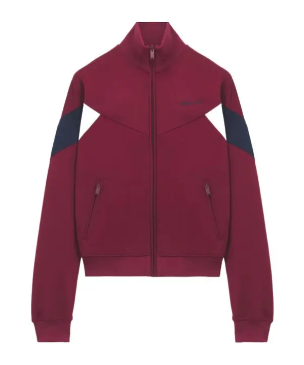 Alexander McQueen Panelled Chevron Track Jacket