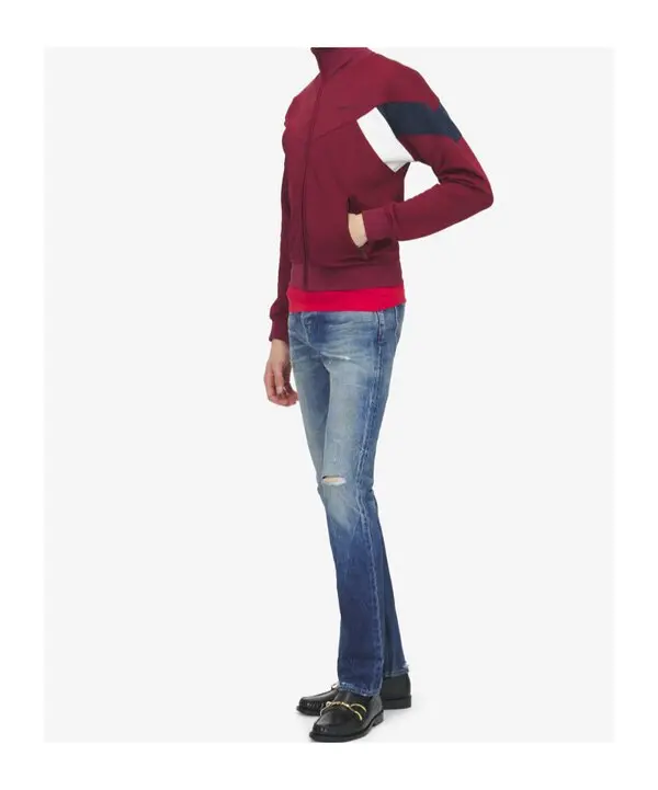 Alexander McQueen Panelled Chevron Track Jacket