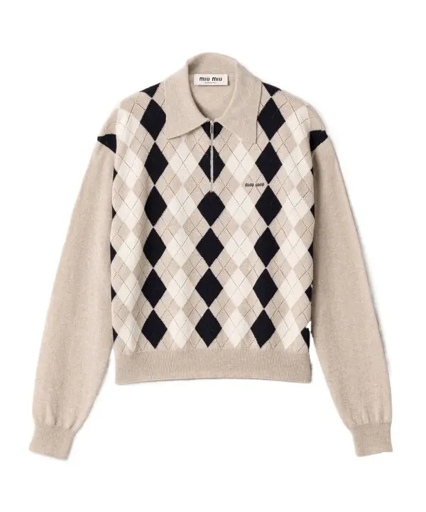 Miu Miu Cashmere Polo Sweater