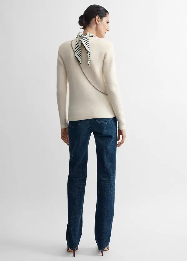 TOTEME Structured Crew Knit In Alpaca, Cashmere, And Silk Blend