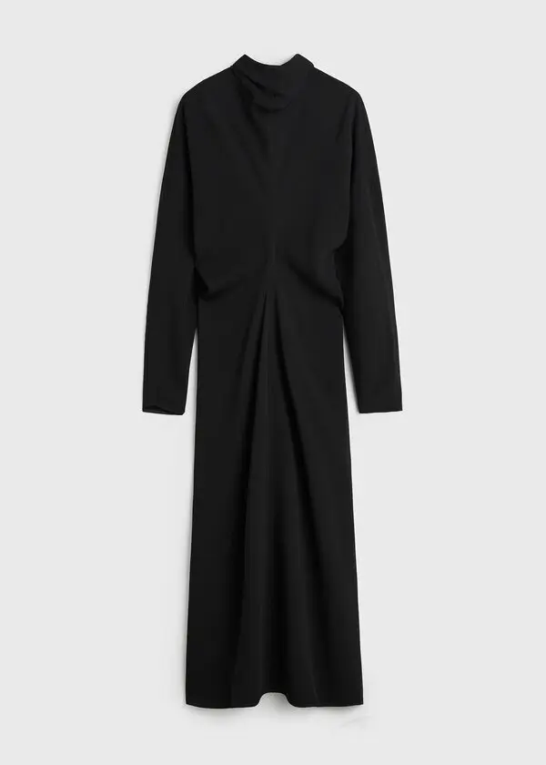 TOTEME Slouch Waist Scarf Dress In Viscose Cady