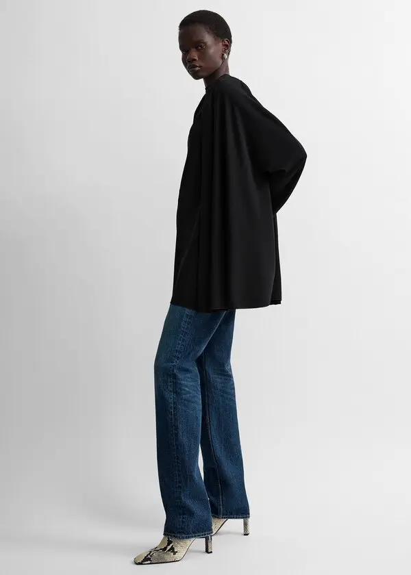 TOTEME Asymmetric Draped Blouse