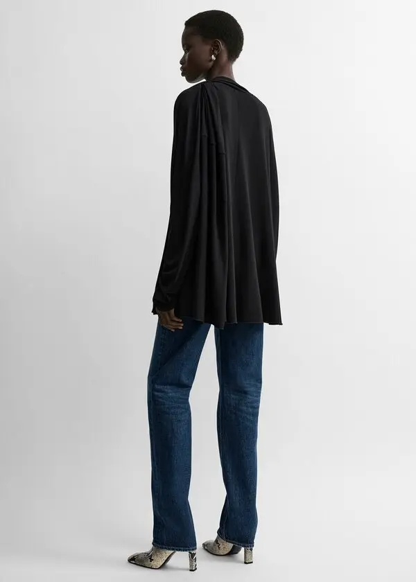 TOTEME Asymmetric Draped Blouse