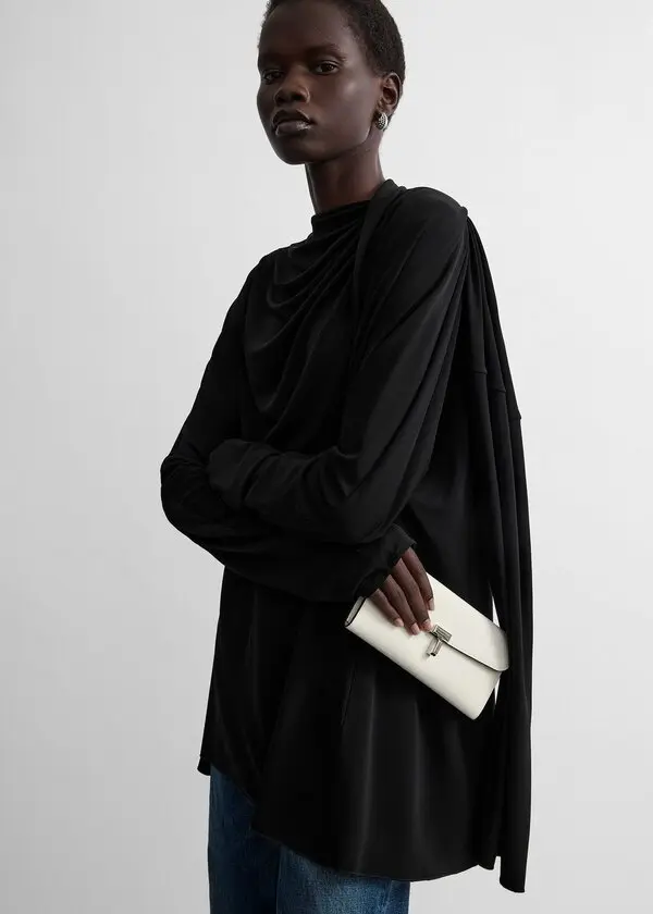 TOTEME Asymmetric Draped Blouse