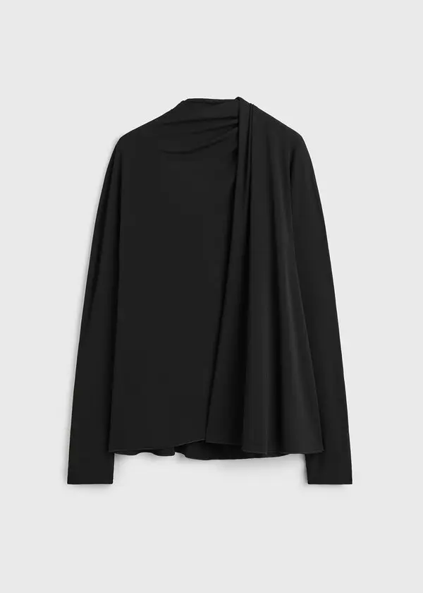 TOTEME Asymmetric Draped Blouse