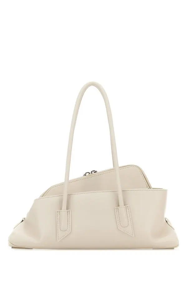 Attico La Passeggiata" Small Leather Shoulder Bag - White