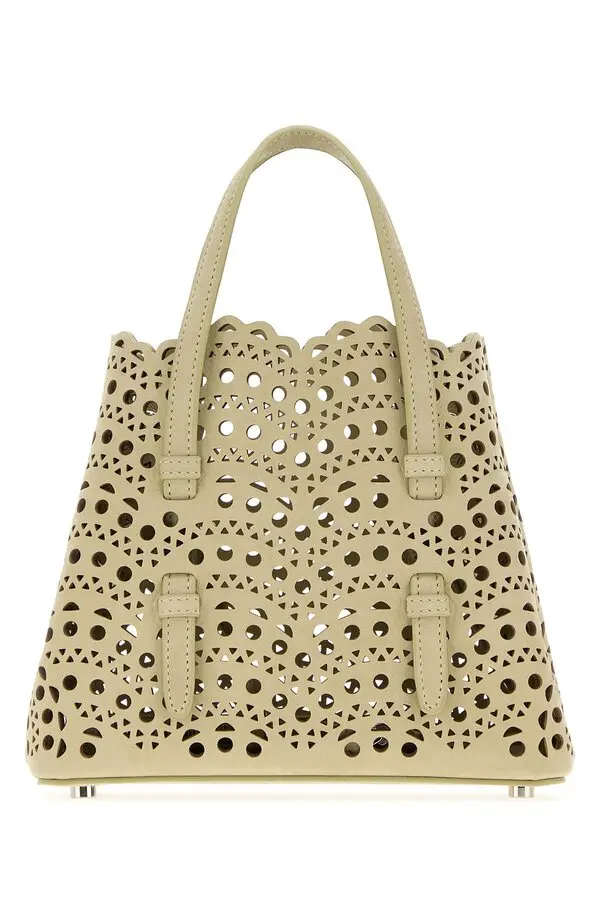 Alaïa Sage Nubuck Mina 20 Handbag