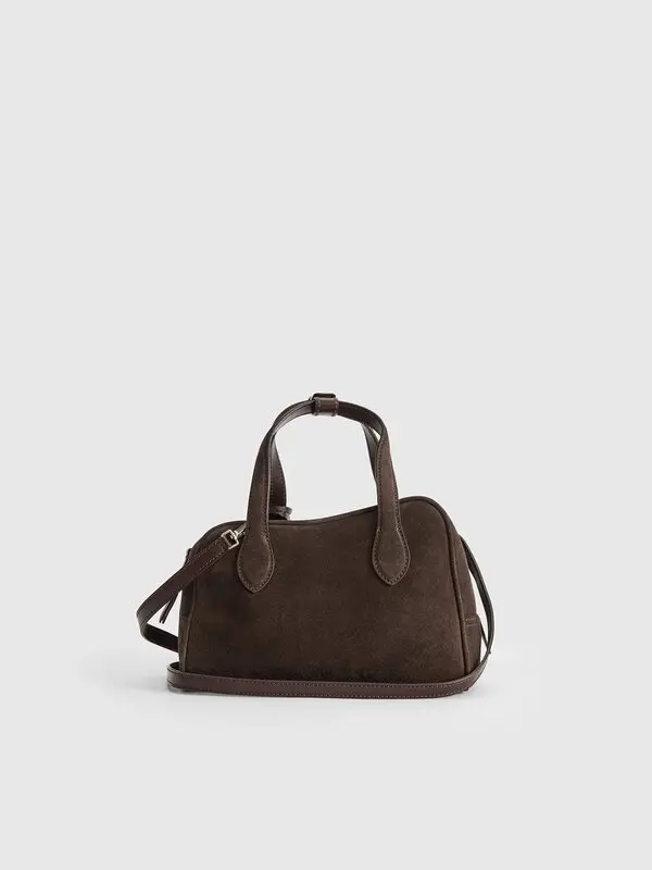 ATP ATELIER Ormelle Suede Top Handle Bag