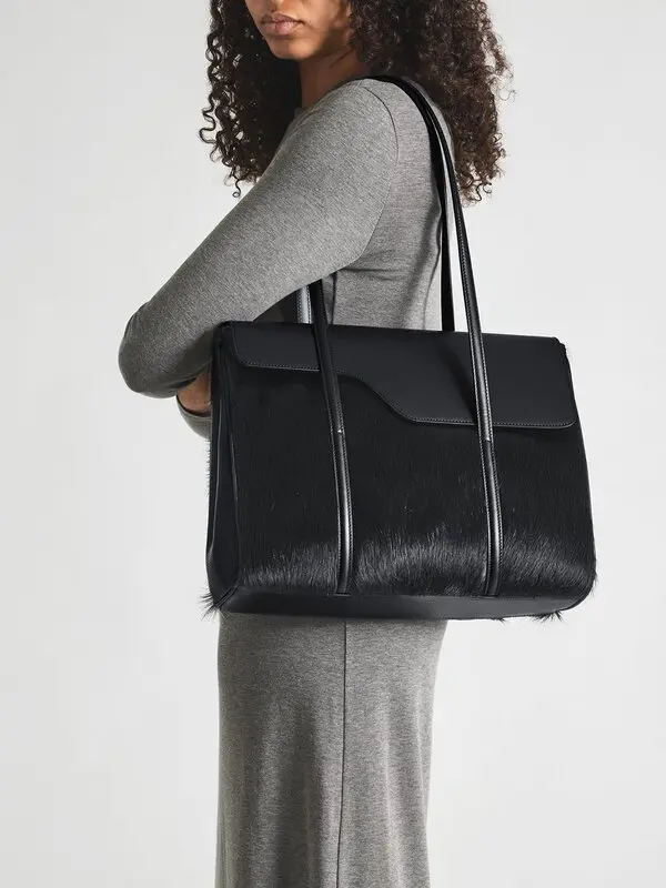 ATP ATELIER Abriola Pony/leather Tote Bag