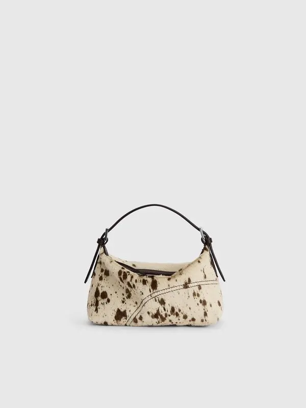 ATP ATELIER Vadena Mandorla Walnut Printed Mini Leather Pouch - Mandorla,walnut