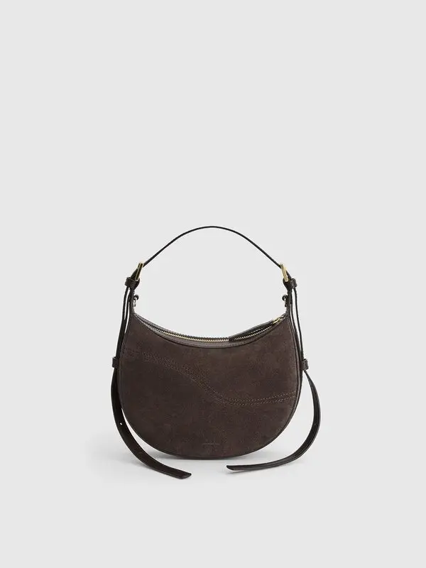 ATP ATELIER Silea Suede/leather Mini Hobo Bag