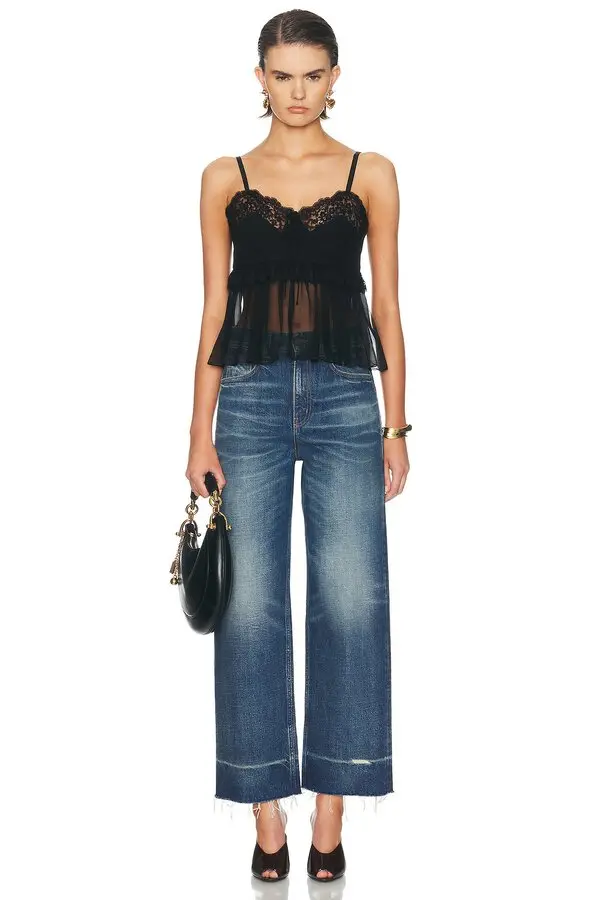 Chloé Sheer Lace Cami Top