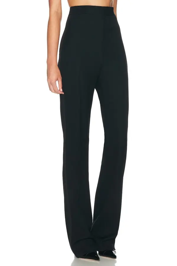TOM FORD High Waist Tailored Tuxedo Straight Pant