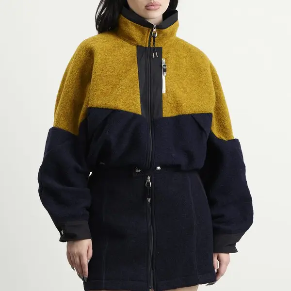 Toga Wool Jersey Blouson - Navy