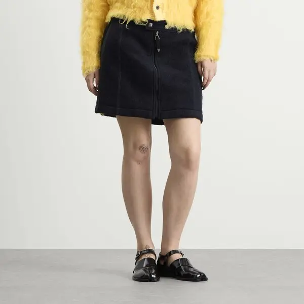 Toga Wool Jersey Skirt