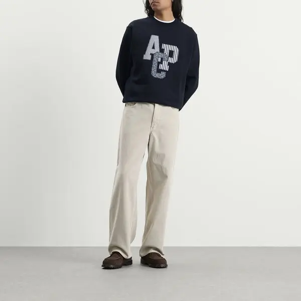 A.p.c. Julien Applique Logo Sweatshirt