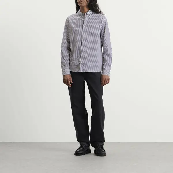 A.p.c. New Greg Stripe Poplin Shirt