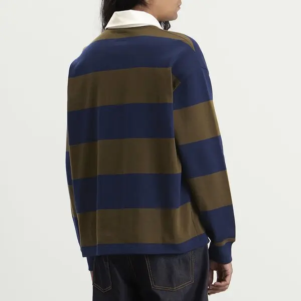 A.p.c. Isaac Block Stripe Rugby Shirt