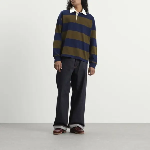A.p.c. Isaac Block Stripe Rugby Shirt