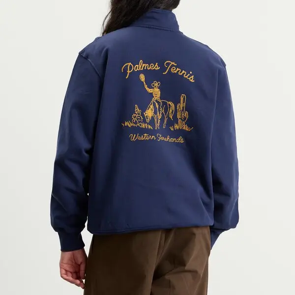 PALMES Western Quarter-zip Sweatshirt